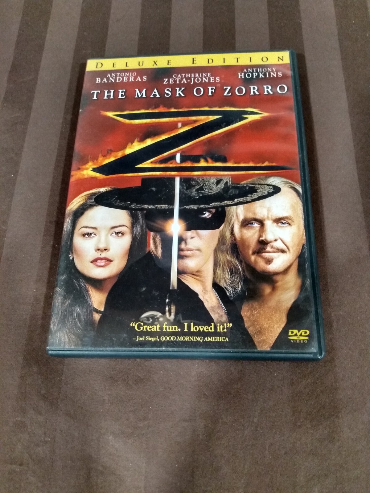 The Mask of Zorro (DVD, 2005, Deluxe Edition) Antonio Banderas Anthony ...