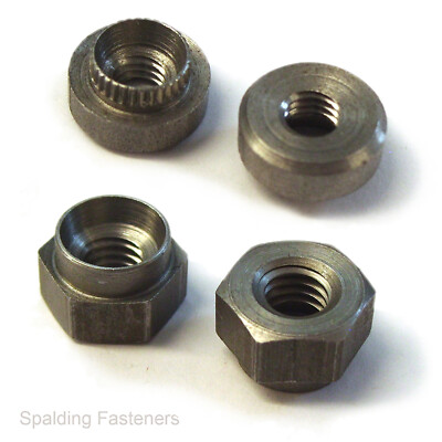 Metric Coarse Steel Hank Bush Rivets - M5 M6 M8 - Hexagon & Round | eBay