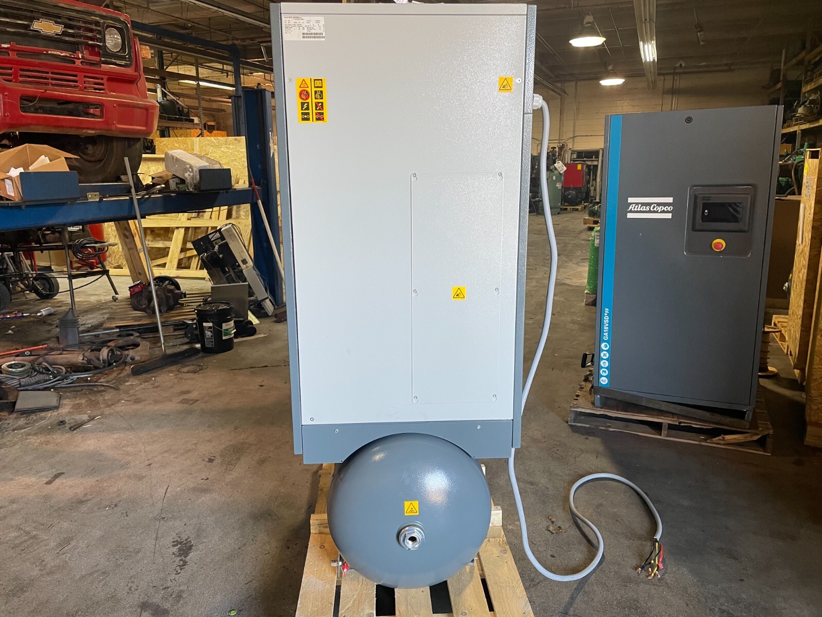 10 hp Atlas Copco GA7 rotary screw air compressor | eBay