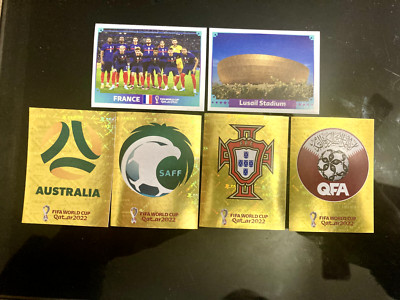 Panini 2022 FIFA World Cup Qatar Stickers (4) Country Label | eBay