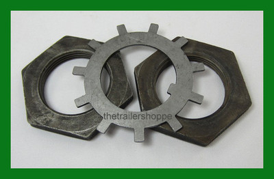 Dexter Alko Trailer Axle Spindle Nut Tang Washer 10 HD 12 15 K | eBay UK