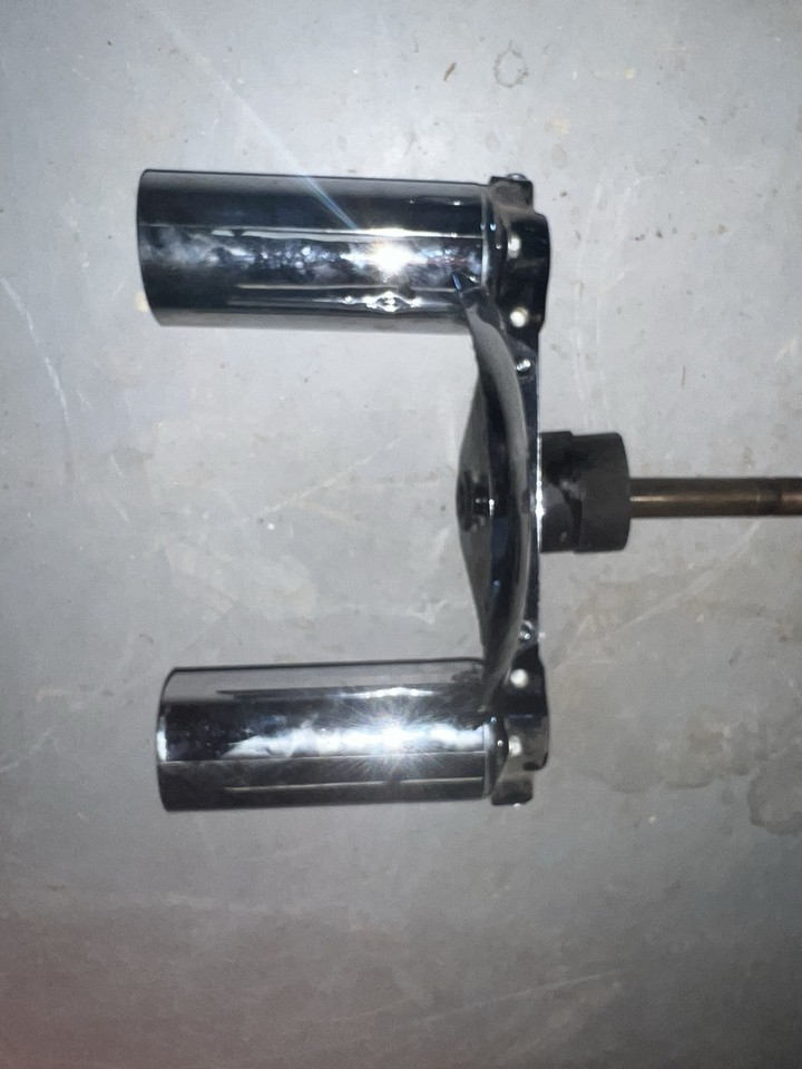 Harley-Davidson Chrome Lower forks , Upper Sliders, And Stock Triple ...