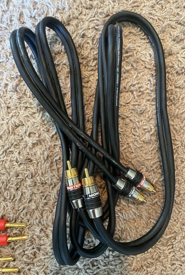 Monster Cable Stereo Cables Lot | eBay