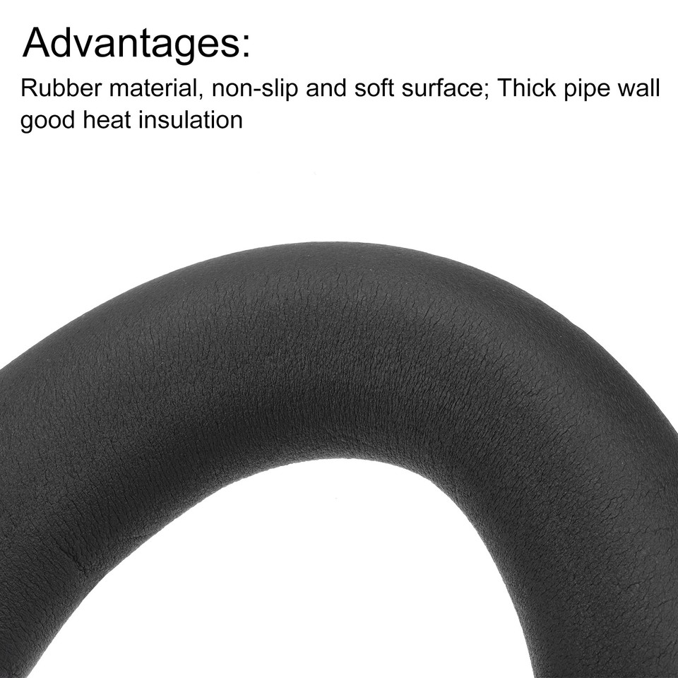 Pipe Insulation Tube Foam Grip Tubing 13mm ID 39mm OD 10" Black | eBay