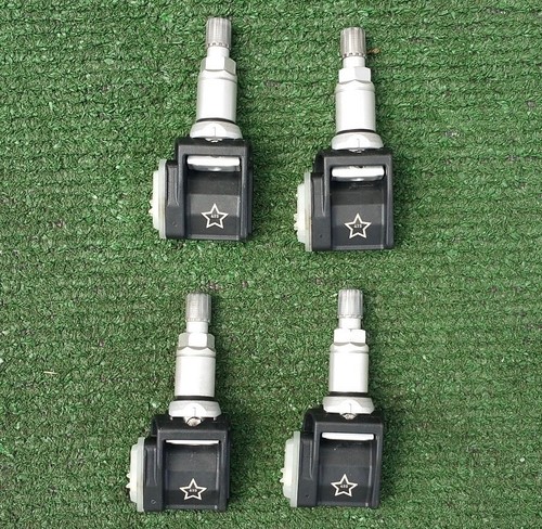 Factory BMW Wheel Tire Pressure Sensors Set of 4 7-Series TPMS OEM ...