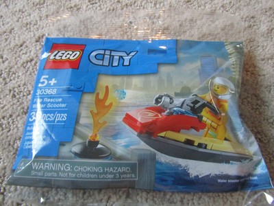 LEGO Set (30368) Fire Rescue Water Scooter-City Theme-Minifig-NEW ...
