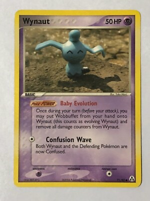 Pokemon Card - Wynaut - 71/92 - US / English | eBay UK