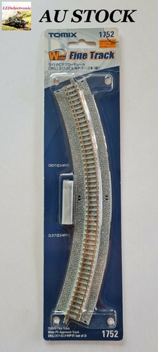 TOMIX N 1752 Fine Track Wide PC Approach Track CR(L)317-22.5-WP(F) (Set ...