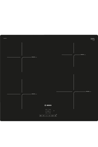Bosch PUE611BF1B 59cm Frameless Four Zone Induction Hob - Black for ...