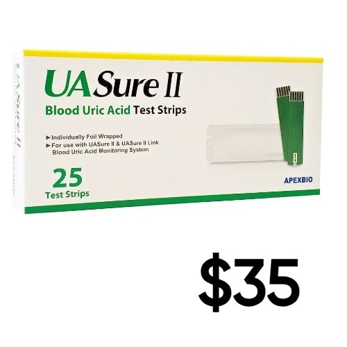 UASure II Uric Acid Test Kit Meter for Uric Acid Home Gout Monitor | eBay