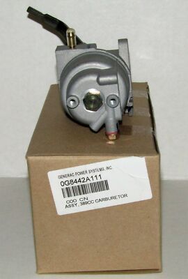 NEW GENERAC POWER SYSTEMS 389CC CARBURETOR ASSEMBLY PART NO. 0G8442A111 ...