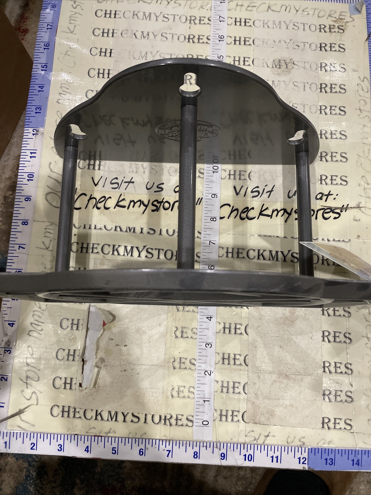 Hampton Bay Decorative Hose Butler Holds up to 125 Feet Rust Aluminum ...