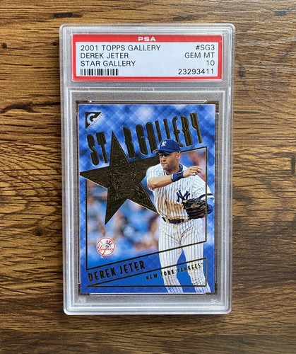 2001 Topps Gallery #SG3 Derek Jeter Star Gallery PSA 10 GEM MINT | eBay