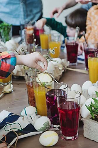 (24 Pieces) Hyper-Realistic Wooden Eggs - 2 Dozen Fake Easter Eggs for ...