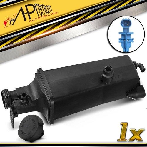 Coolant Overflow Expansion Tank Bottle w/ Side Pipe for BMW E46 E53 E83 ...