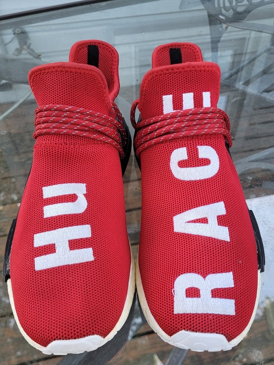 Adidas NMD R1 Human Race - Red - Size 9.5 Hu Pharrell BB0616 Adidas NMD R1 Human Race - Red - Size 9.5 Hu Pharrell BB0616