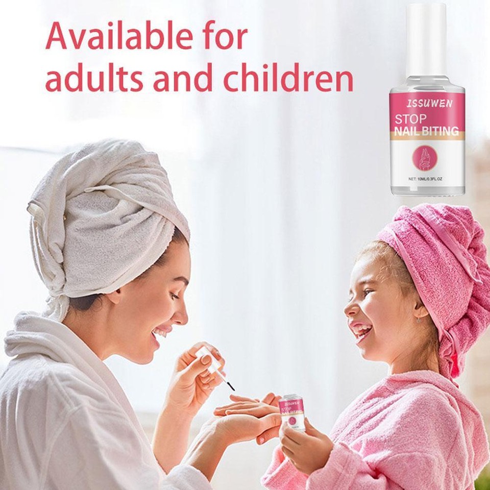 10ML Stop Nail Biting Treatments Liquid Stop Bitter Liquid Cuticle Care ...