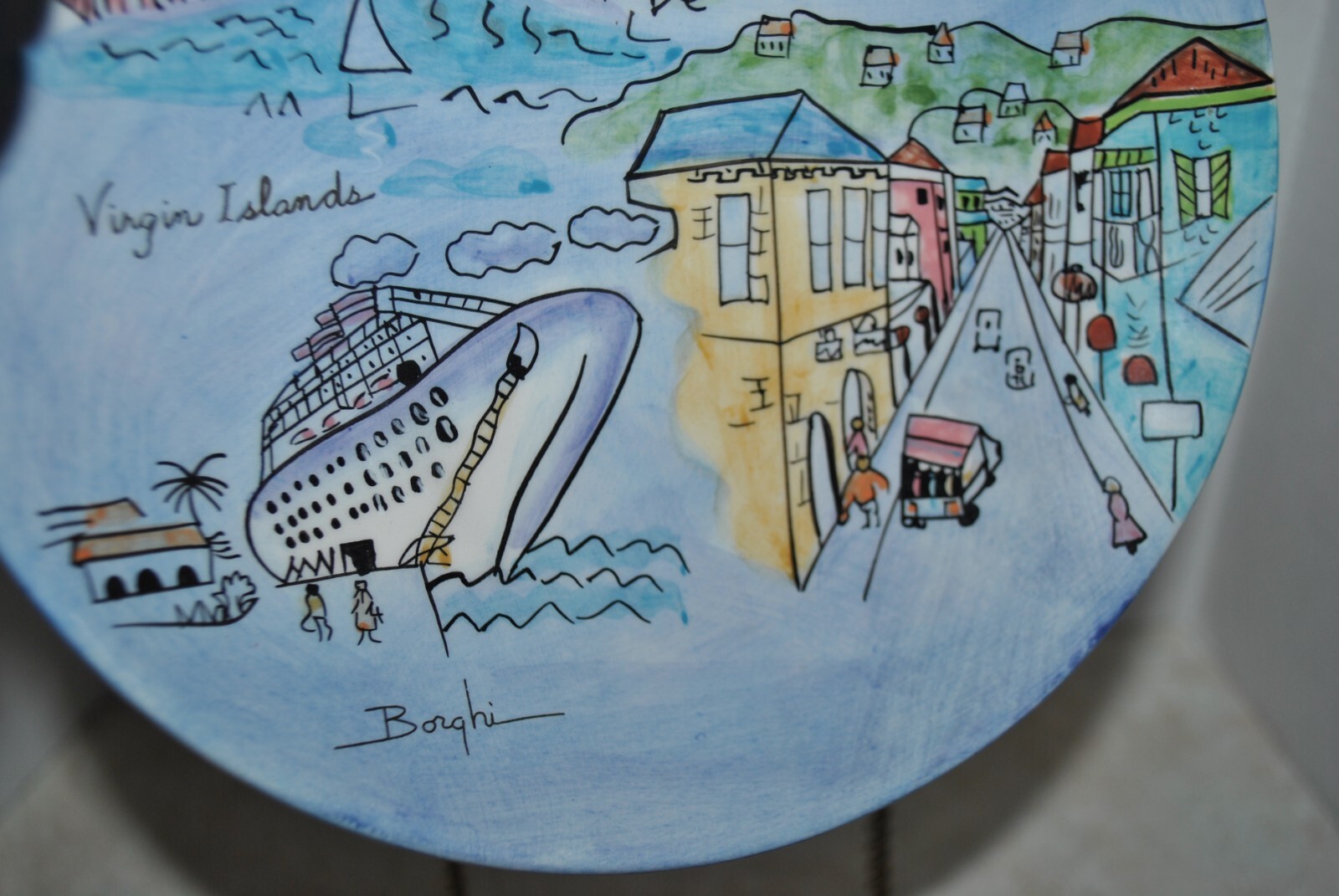 Caribbean Local Artist Limited Signature Edition BORGHI St Thomas Decor ...