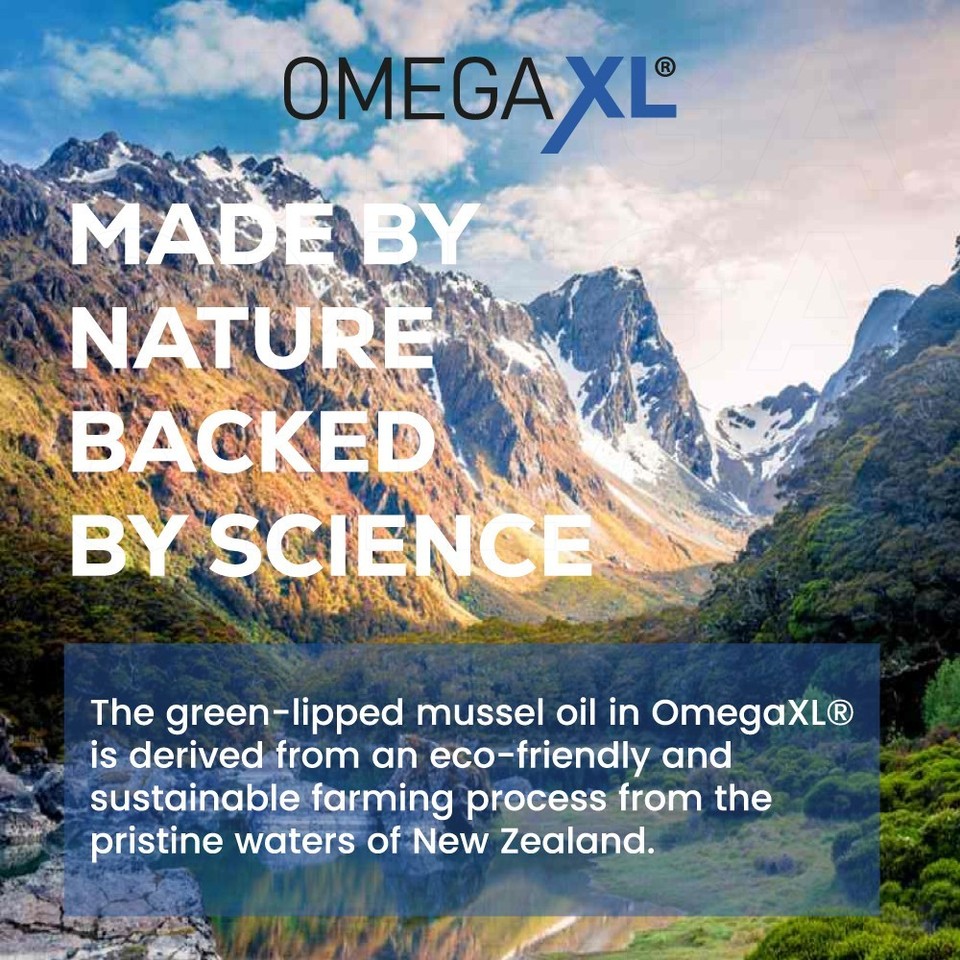 Omega XL 300 Capsules Green Lipped Mussel Joint & Muscle Relief ...