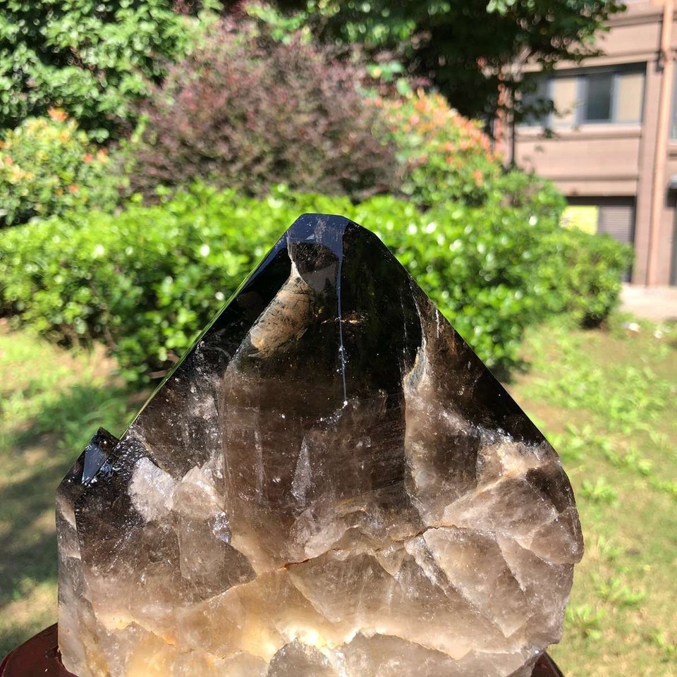 7.56LB Natural Dark tea quartz Crystal Specimen Reiki Mineral Add ...