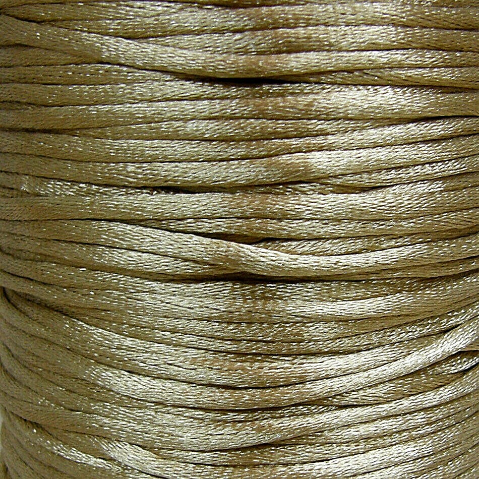 10m Silky Satin Rattail, Kumihimo ,Braiding, Cord 2 mm Thickness ...