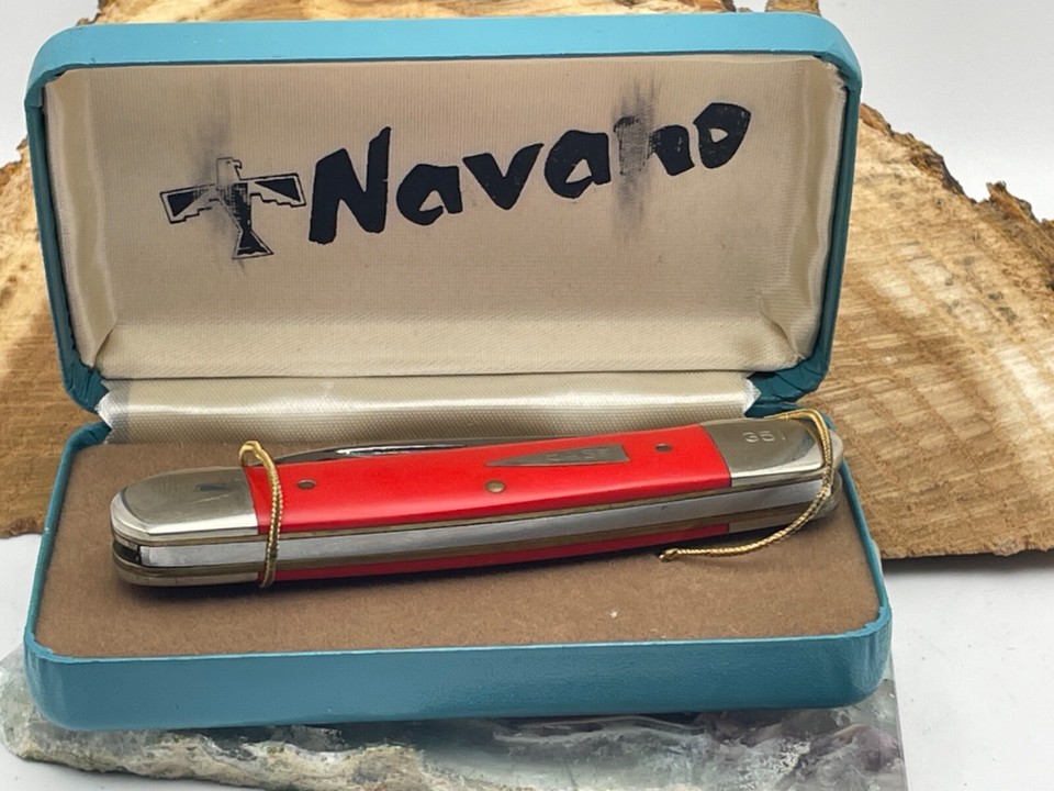 CASE XX R2131 Canoe NAVAHO American Indian Series Knife With Orig. Box ...