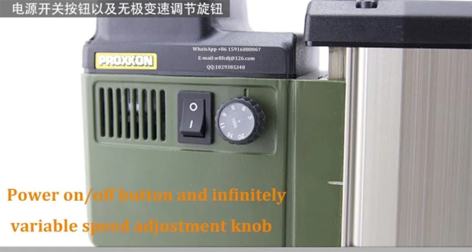 220V 100W PROXXON Mini Milling Machine MF70 Bench Driller Woodworking ...