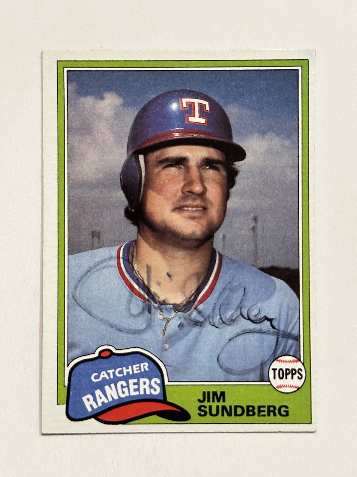 Jim Sundberg Rangers Signed 1981 Topps Baseball Card #95 [0813] | eBay