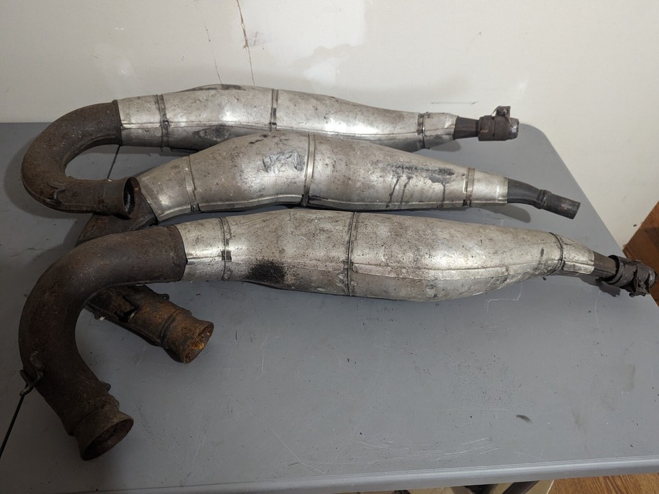 yamaha 1998-2002 srx 700 srx600 DENT!! EXHAUST EXPANSION CHAMBER SET ...