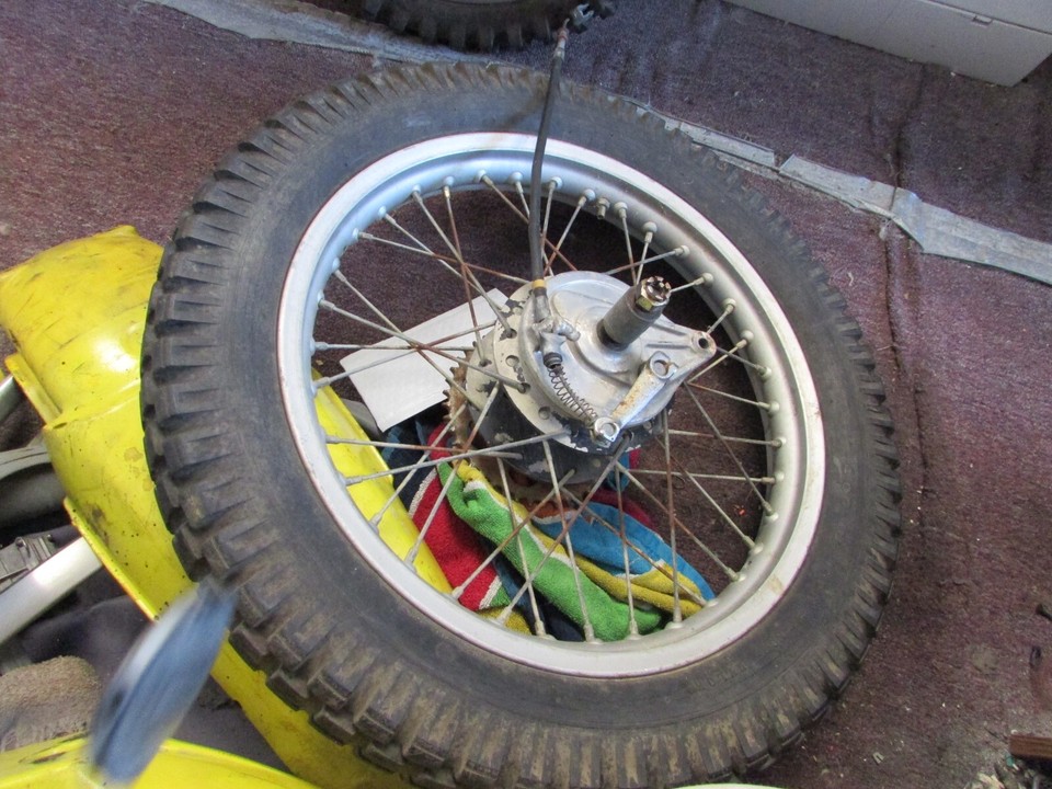 1974 Honda CR125 MT125 Elsinore Rear Wheel Rim 1975 1976 Complete | eBay