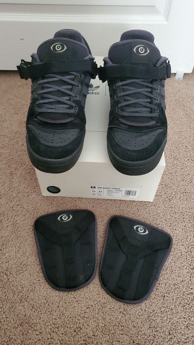 USED Bad Bunny x Adidas Forum Buckle Low Black Back to USED Bad Bunny x Adidas Forum Buckle Low Black Back to