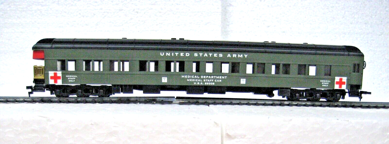 HO US ARMY HEAVYWEIGHT HOSPITAL UNIT OBSERVATION CAR WWII 89308 | eBay