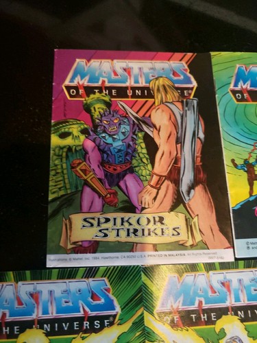 Vintage MOTU Mini Comic Lot Masters Of The Universe. 8 Comics Included ...