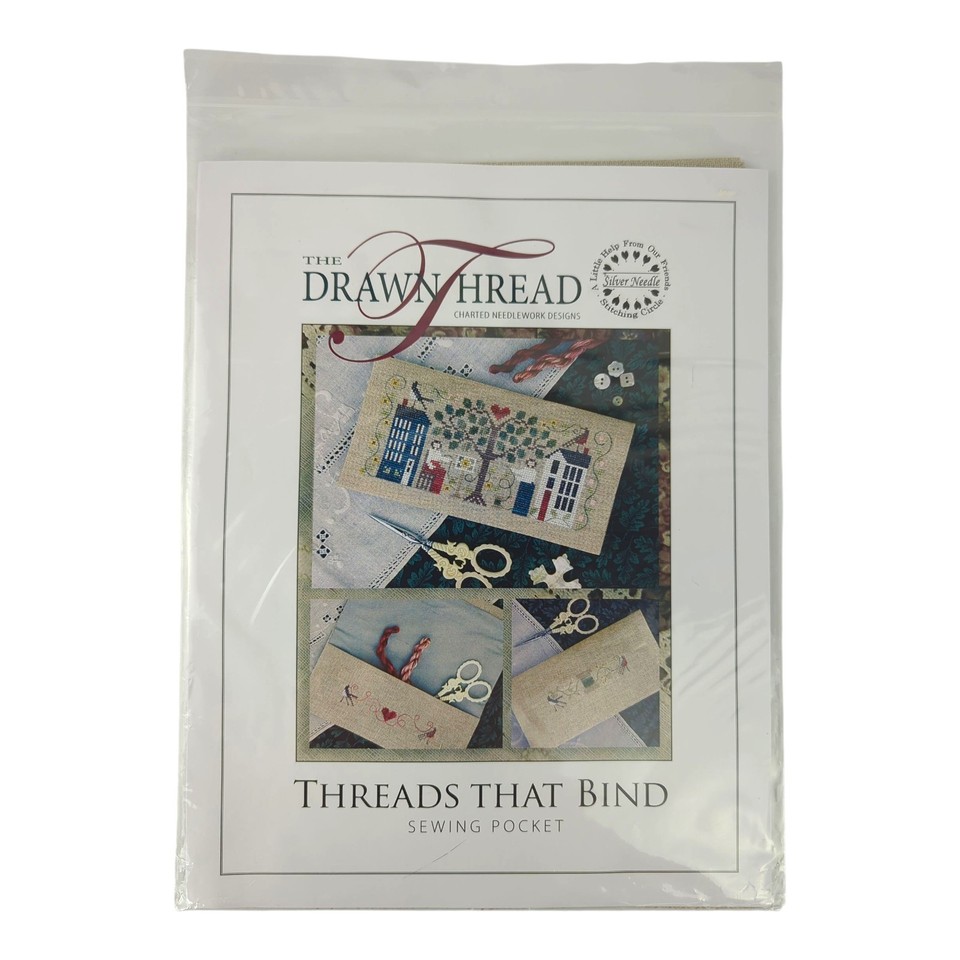 Threads That Bind Sewing Pocket Cross Stitch Kit The Drawn Thread ...