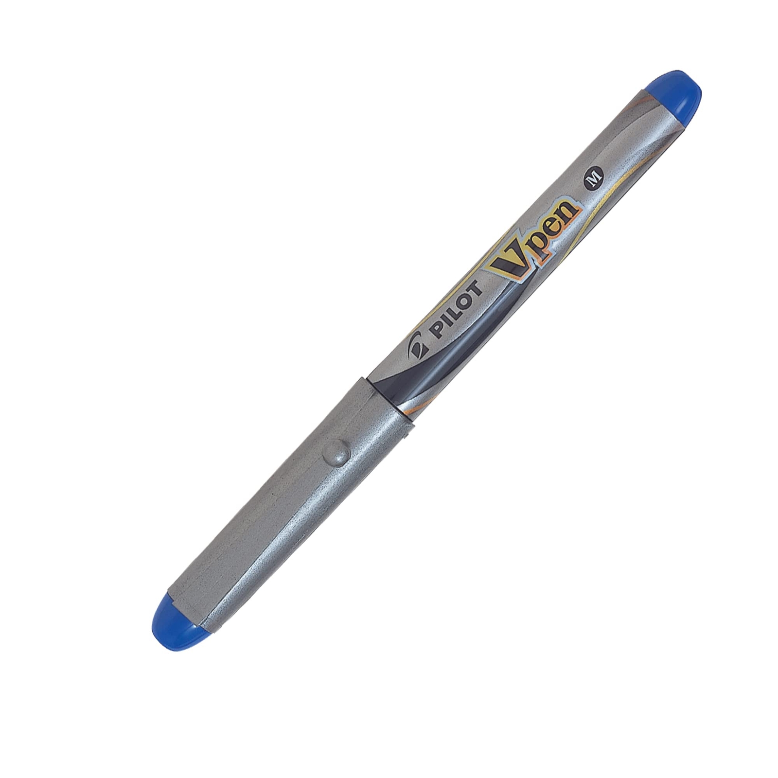 Pilot VPen Disposable Fountain Pen Silver Barrel 0.58 mm Tip - Blue ...