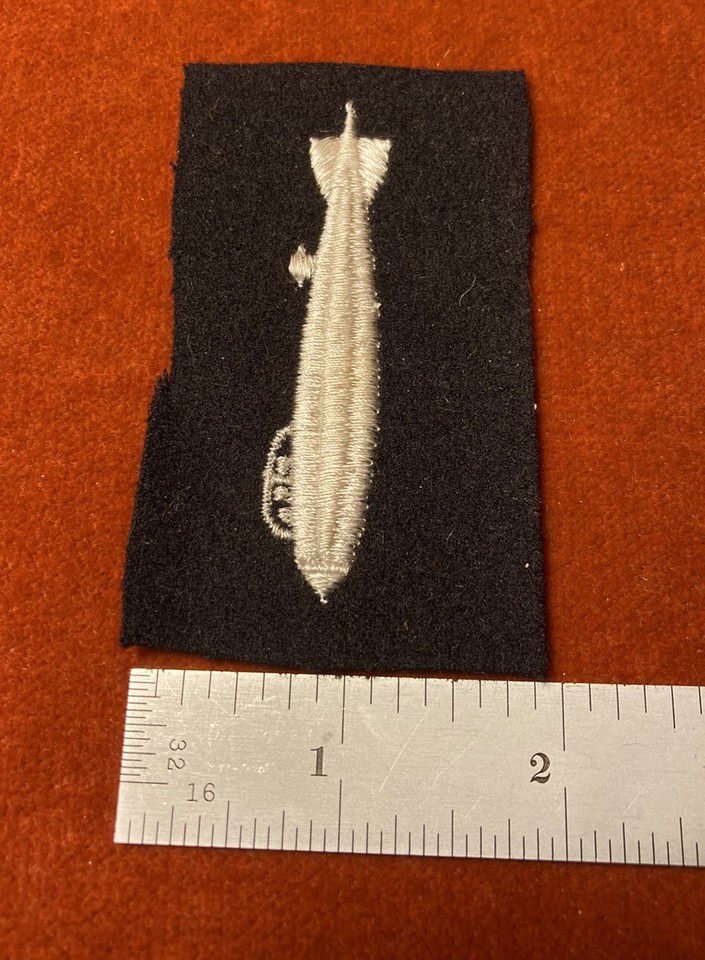 Vintage WW2 USN Navy Airship Qualification Patch Zeppelin Dirigible | eBay