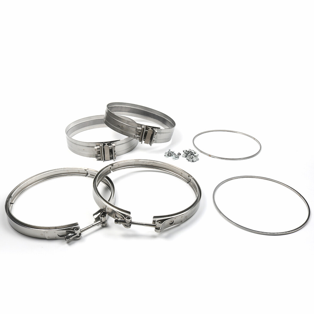 Filter Clamp & Gasket DETROIT DD13 DD15 A680950202 A6809950302 ...