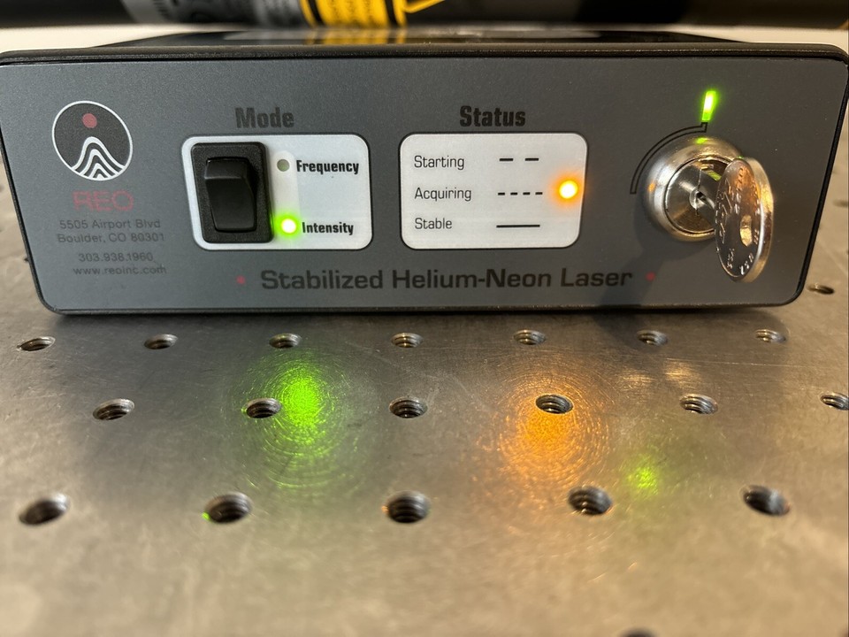REO Stabilized HeNe Laser Model 32734 633nm ~2mW | eBay
