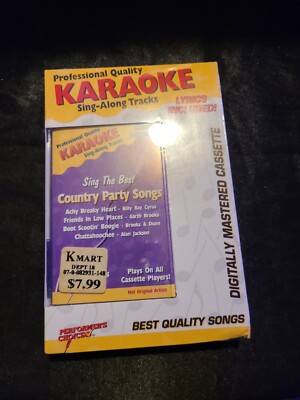 Professional Quality Karaoke Sing - Along tracks Cassette TAPE BRAND ...