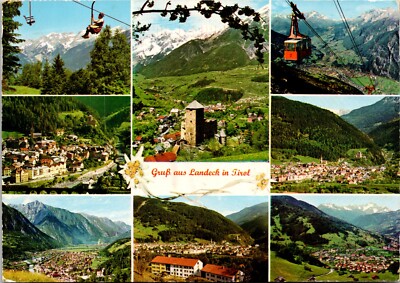6x4" Postcard Greetings from Landeck in Tyrol - Multiview - Austria | eBay