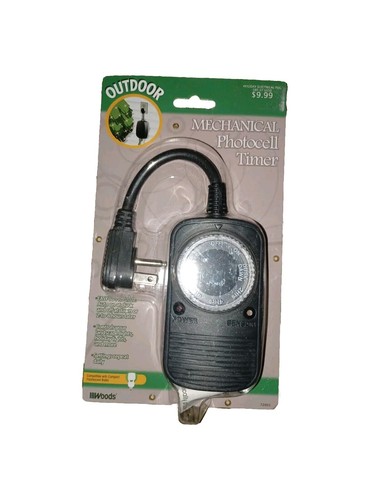 Coleman Cable Outdoor Mechanical Photocell Timer Control Landscape ...