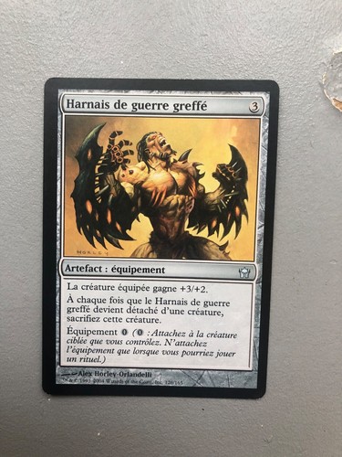 Mtg Fifth Dawn Grafted Wargear French LP | eBay