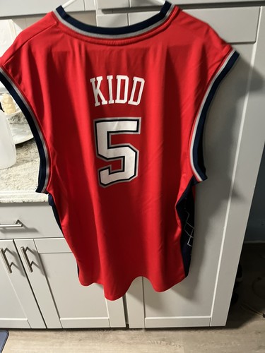 Jason Kidd Nets Adidas Jersey Red Adult XL | eBay