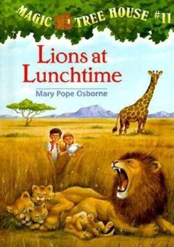 Lions at Lunchtime (Magic Tree House) - Library Binding - GOOD ...