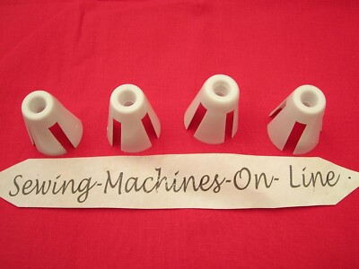 4 OVERLOCKER SERGER SEWING MACHINE THREAD SPOOL CONE HOLDERS FOR LARGE ...