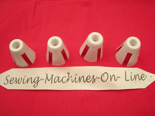 4 OVERLOCKER SERGER SEWING MACHINE THREAD SPOOL CONE HOLDERS FOR LARGE ...