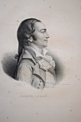 JOSEPH LEBON Portrait LITHOGRAPHIE Gravure Delpech Infolio 1832 | eBay