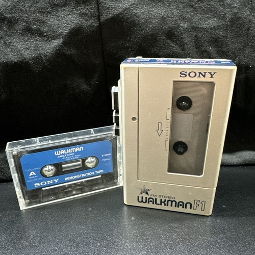 Vintage Sony Walkman WM-F1 FM Stereo Cassette Player Works w/ Original ...