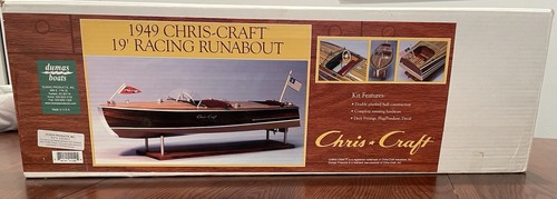 Dumas 1949 Chris-Craft 19' Racing Runabout Model Boat Kit Scale 1:8 ...