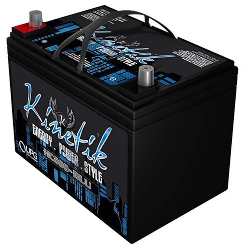 Kinetik Kinetik HC800-BLU 800 Watt 12V High Current AGM Car Audio Power ...